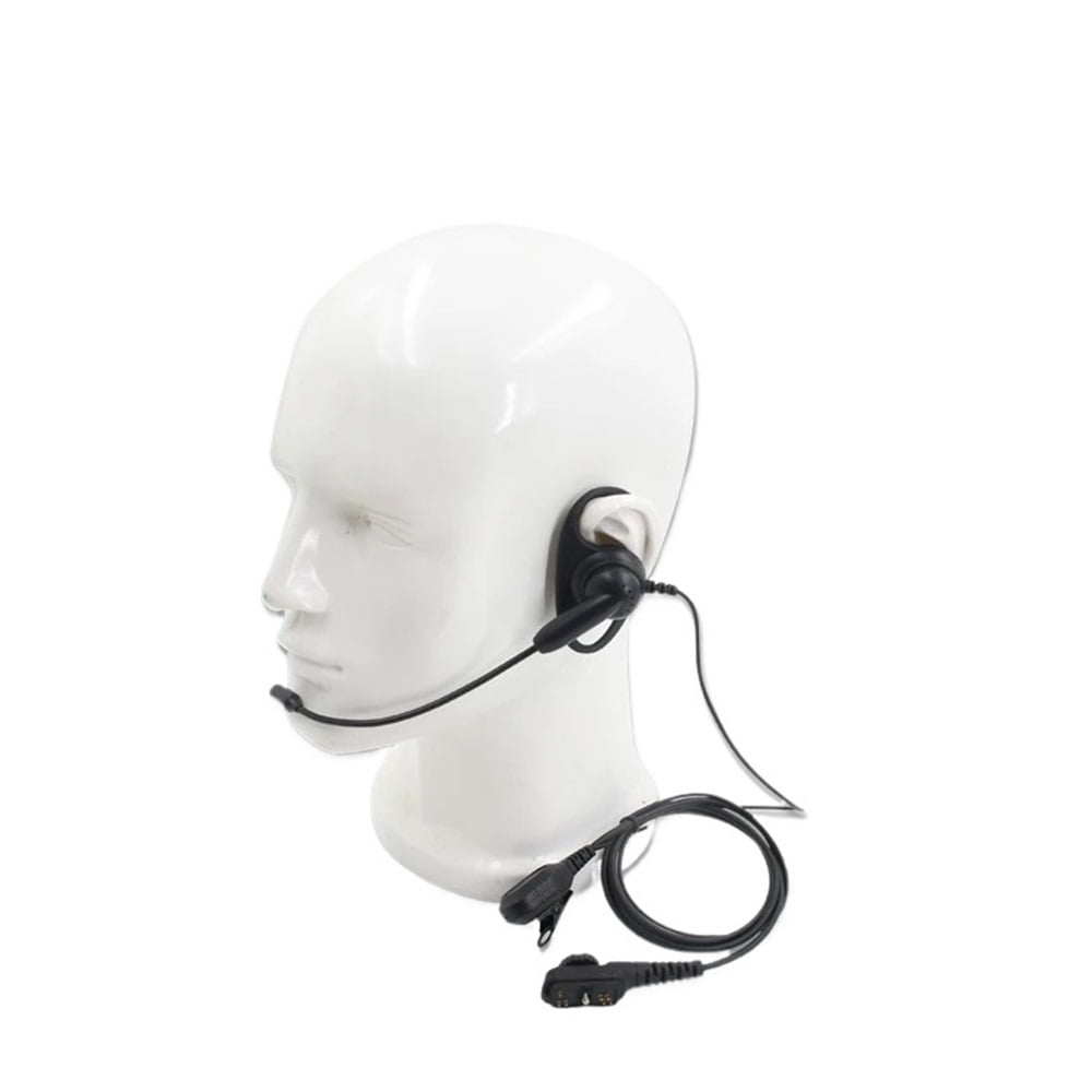 D-Shaped Walkie Talkie Headset Earpiece Mic Fit For Hytera HYT PD700 PD700G PD702G PD752 PD780 ...