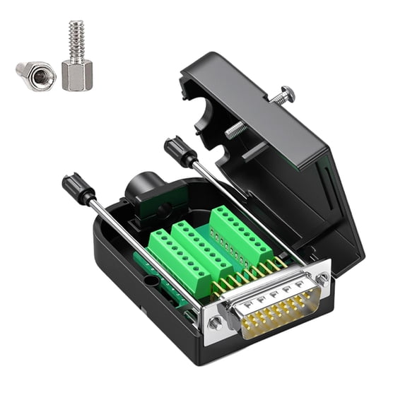 D Sub 26 Pin Solder Less Terminal Block Adapter DB26 Metal Contacts ...