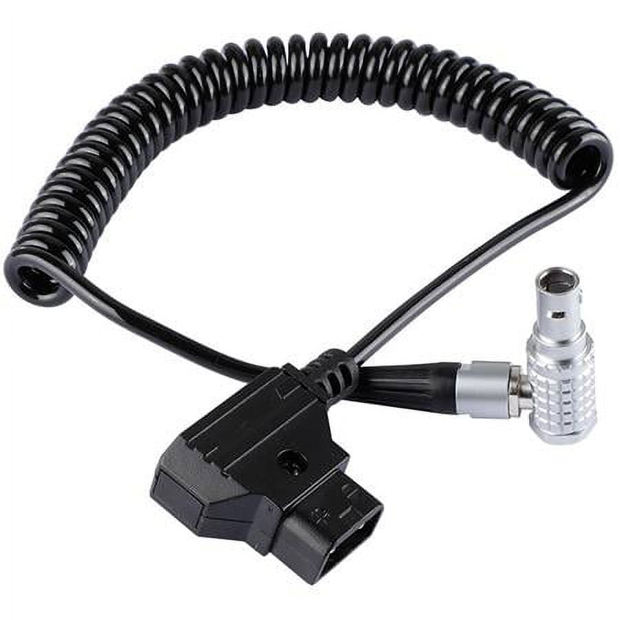 D-Tap to Right Angle LEMO 2-Pin Male Coiled Power Cable - Walmart ...