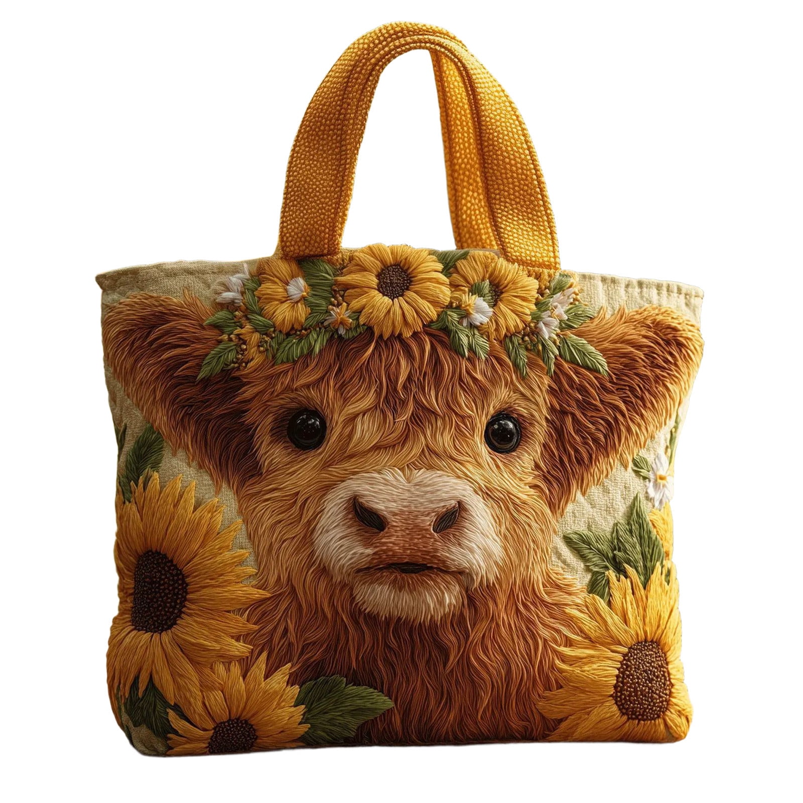 D Trendy Fashion Printed Handbag Shoulder Canvas Bag For Women Durable ...