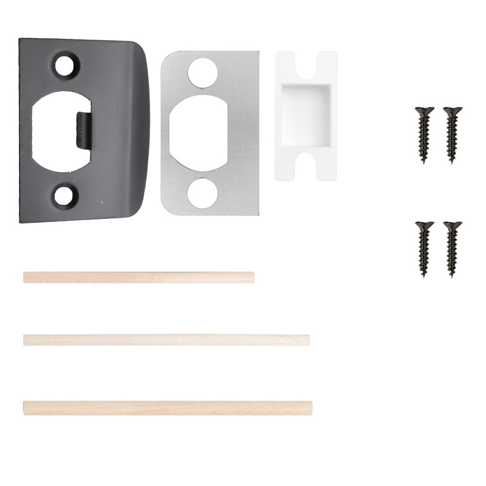 D-Type Door Latch Repair Kit with Strike Plate and Spacer Shim for ...