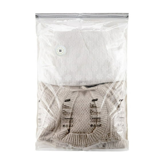 D Vacuum Compression Storage Bags For Clothes With Hand Pump And Thick ...