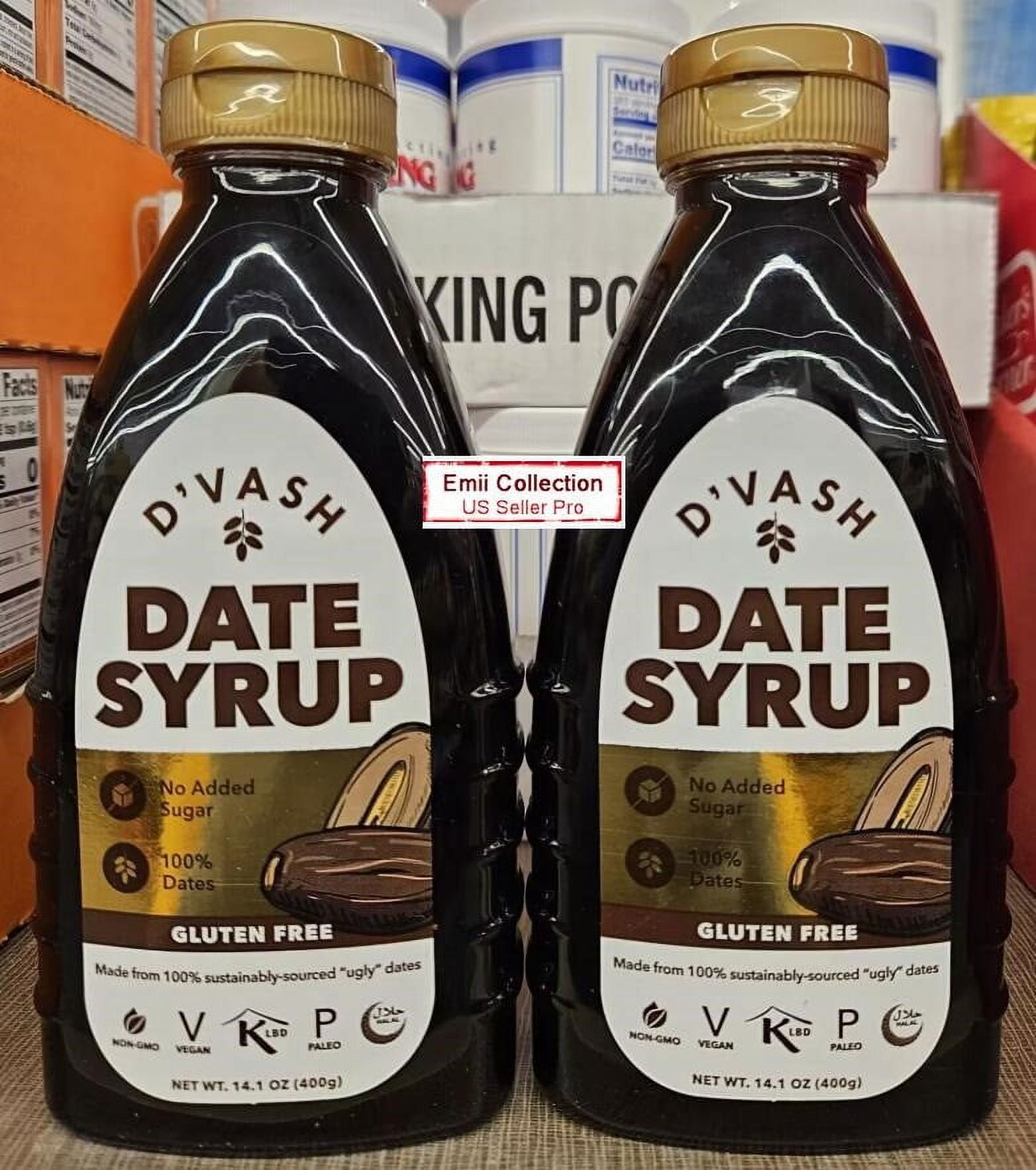 D'vash Date Syrup, 14.1oz 400g, 2 Bottles - Walmart.com