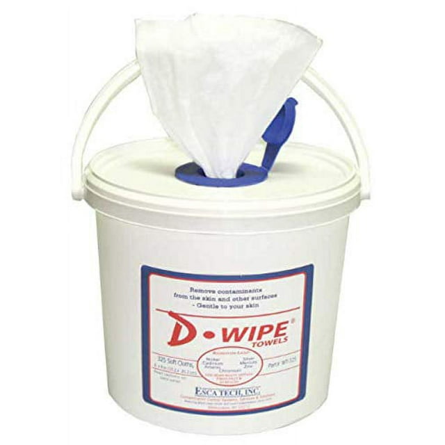 D-Wipe Towels, Lead Removing Disposable Wipes (325 Wipes), WT-325 ...