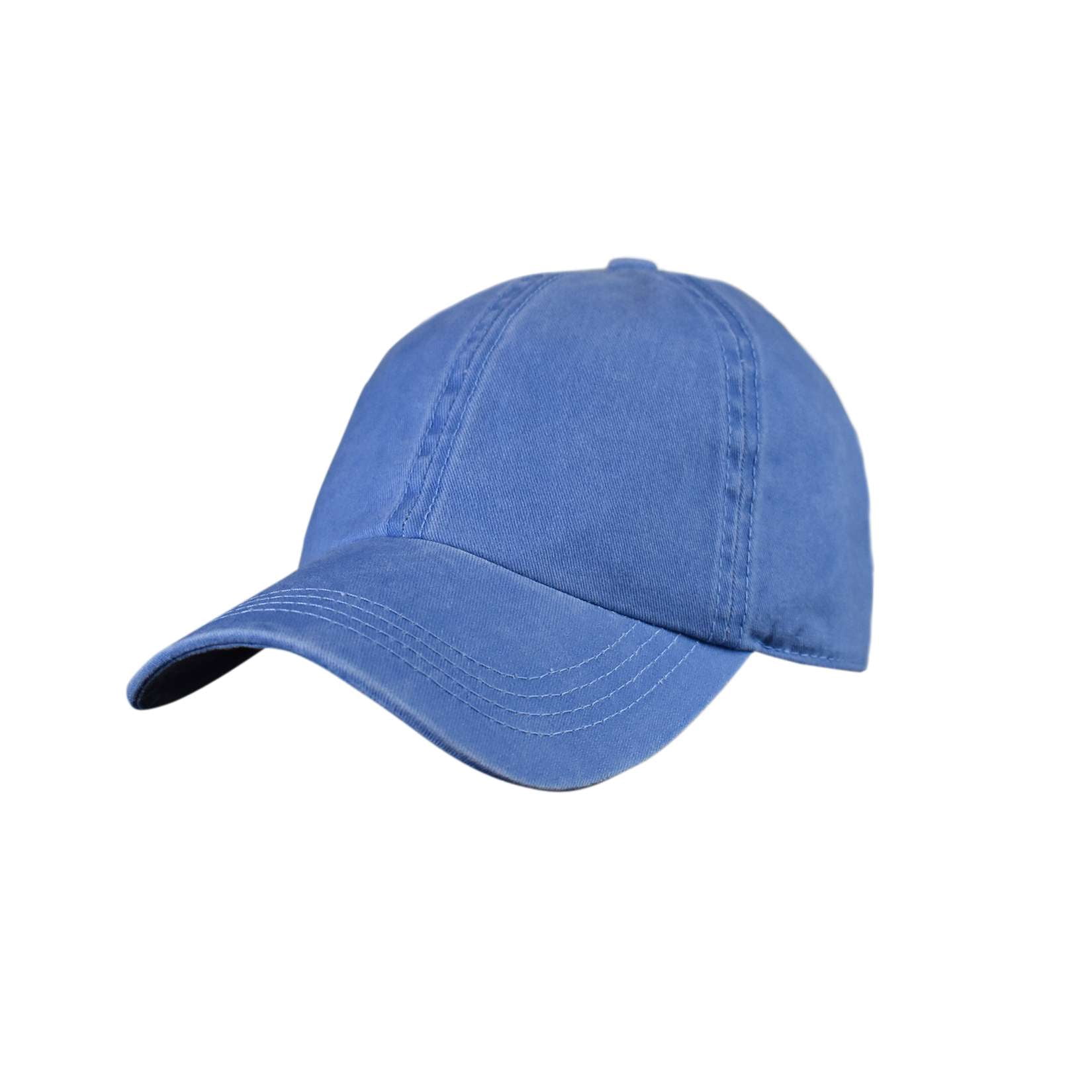 D&Y Unisex Washed Low Profile Adjustable Baseball Cap, Denim Blue ...