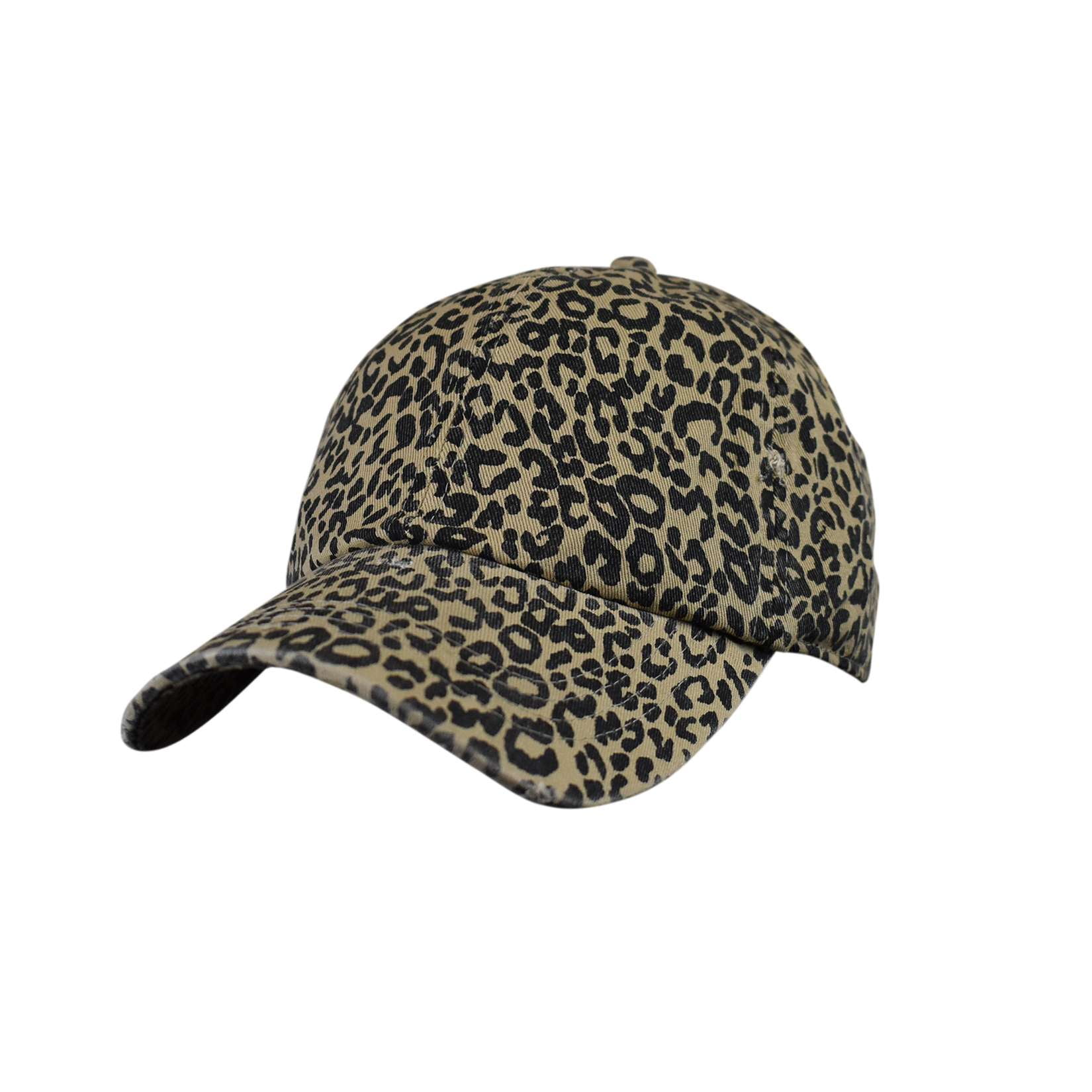 D&Y Unisex Washed Low Profile Adjustable Baseball Cap, Leopard Print ...