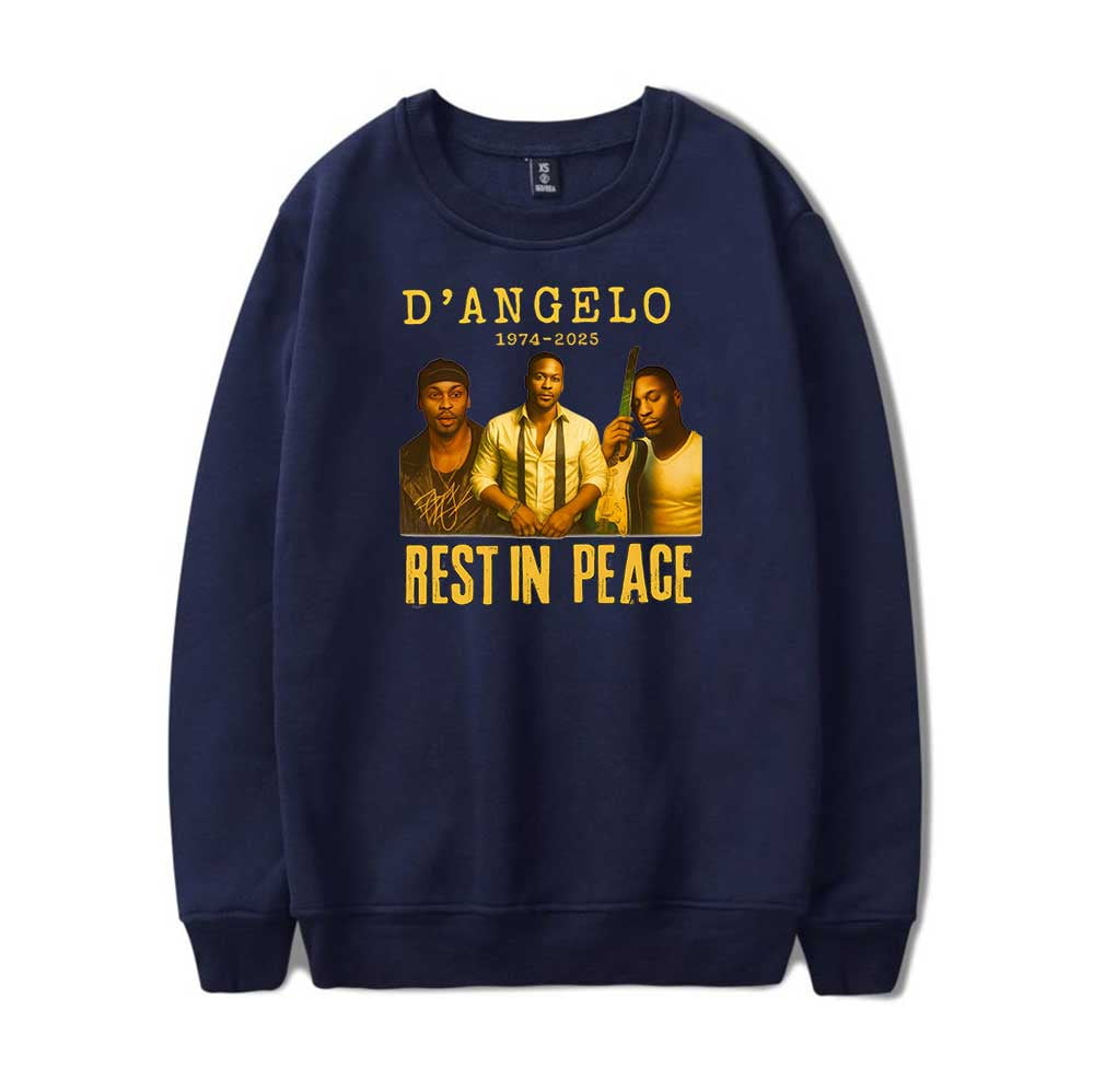D'angelo Merch Rest In Peace Crewneck Sweatshirts Cosplay Unisex ...
