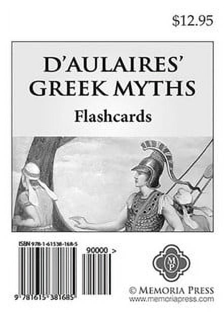 D'aulaires Greek Myths Flashcards - Walmart.com