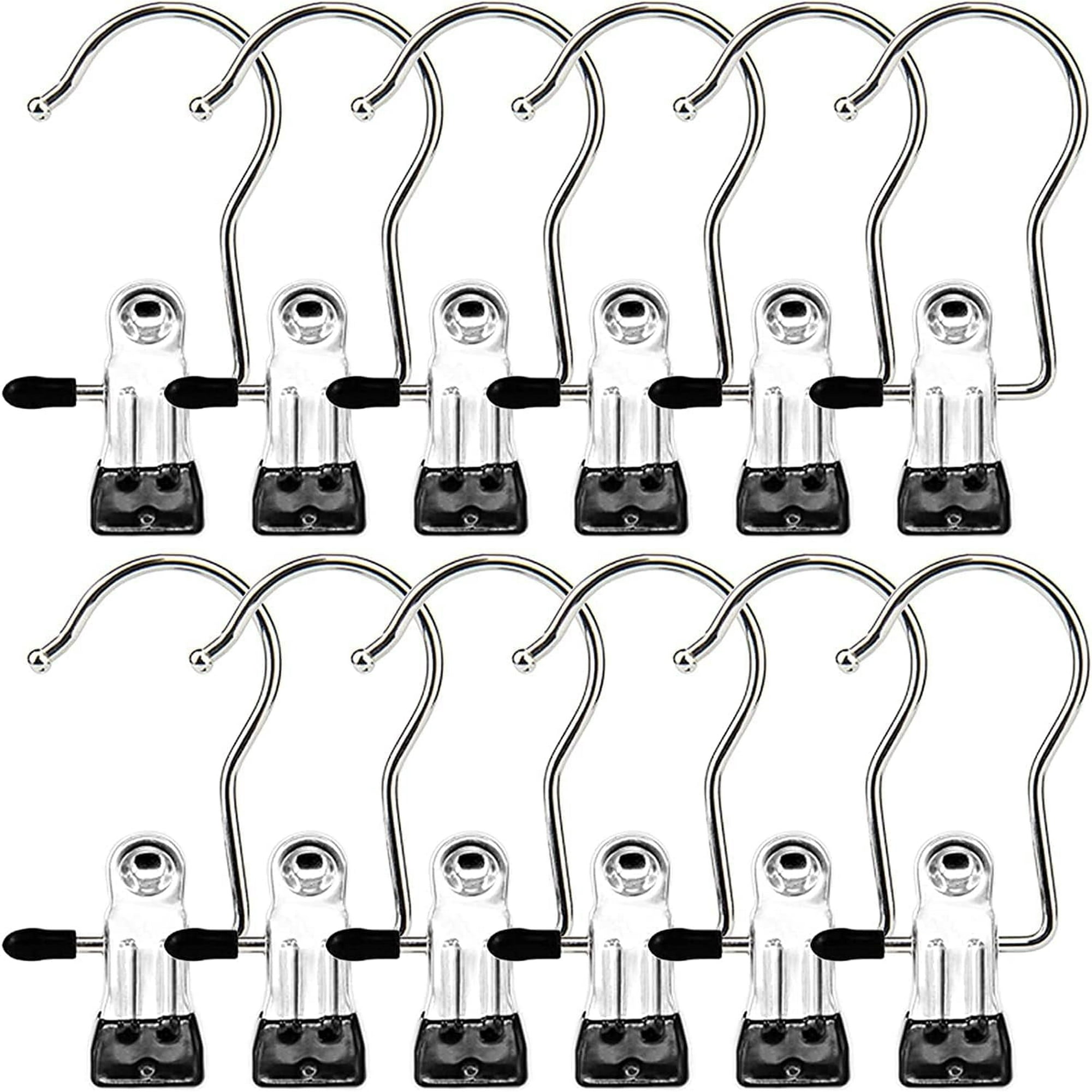 Fox Run Plastic Clothespin Laundry Hooks, Set of 10, Travel Hanging ...