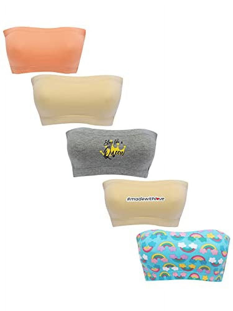 D'chica Girls Bandeau Tube Bras Non Padded, Soft, Comfortable ...