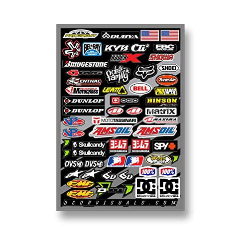 D'cor Visuals Assorted Logo Decal Sheet - Walmart.com