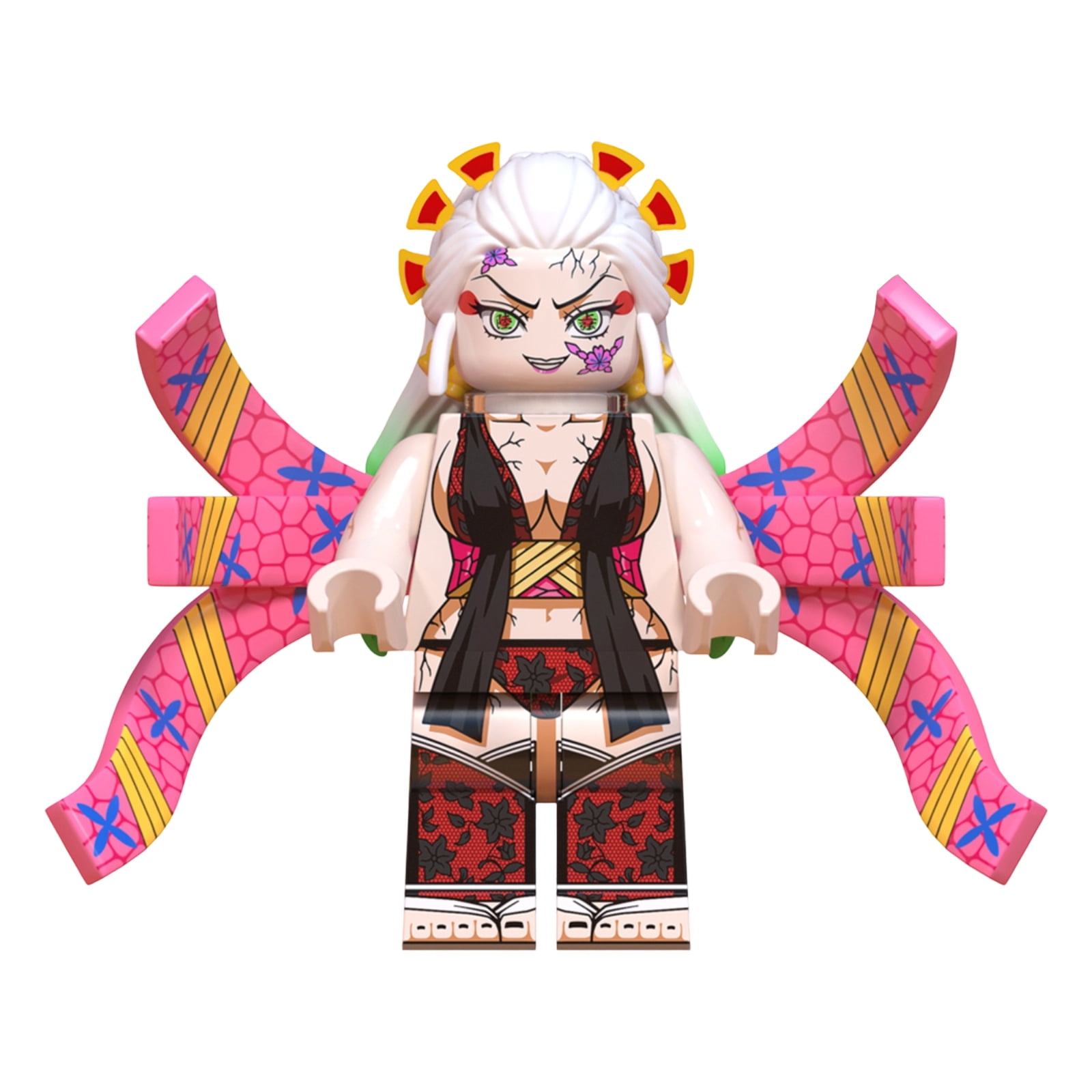D.e.m.o.n S.l.a.y.e.r Mini Anime Building Block Character Peripherals ...