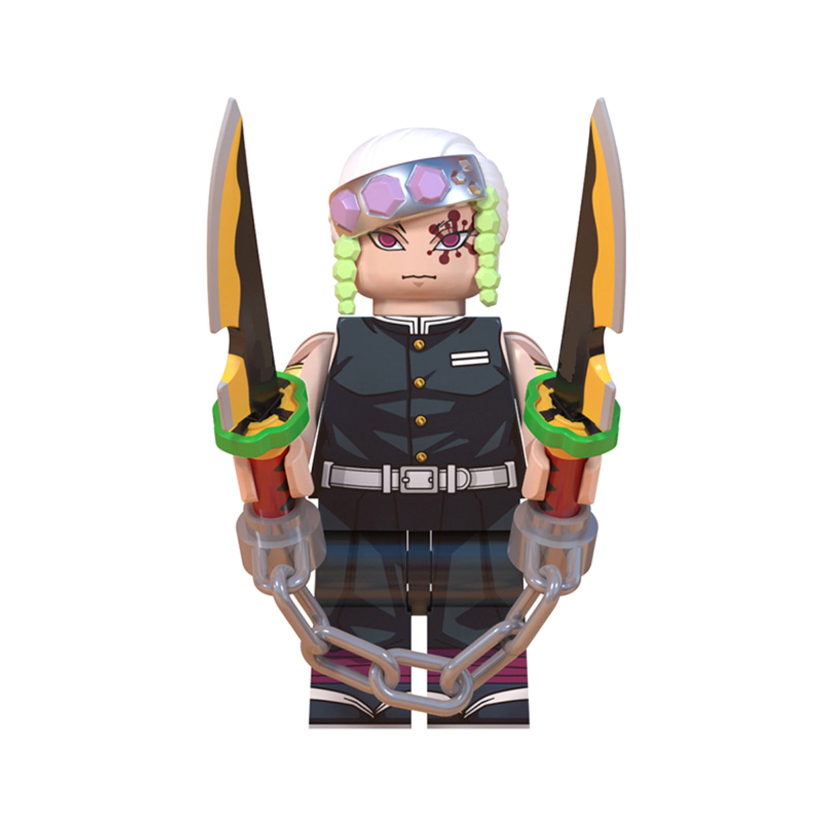 D.e.m.o.n S.l.a.y.e.r Minifigures Anime Character Peripherals Building ...