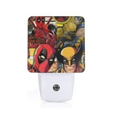D-eadpool & Wolverine Night Light,Night Lights Plug into Wall,1 Pack ...