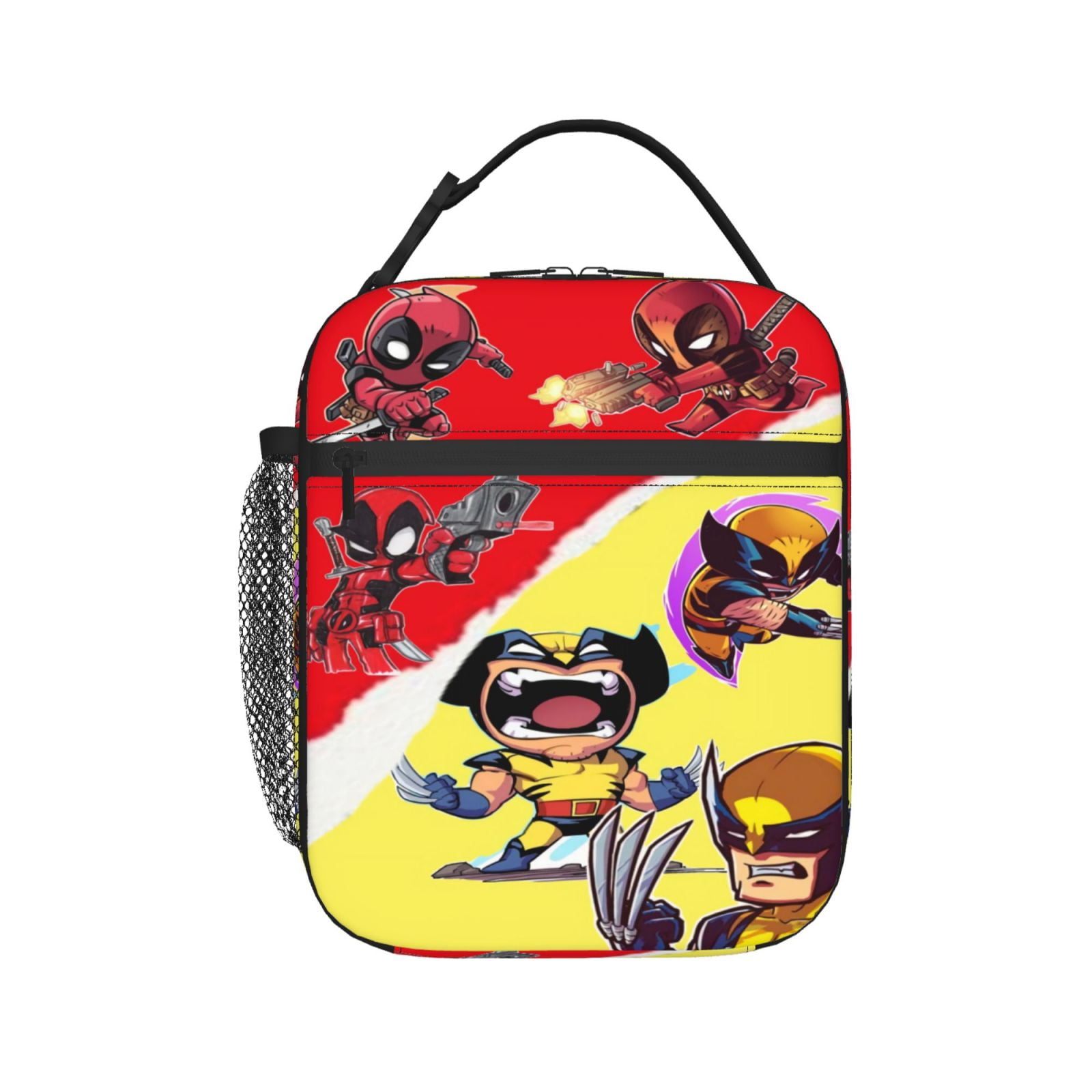 D-eadpool And Wolverine Wallpaper Lunch Box Lunch Bag for Women Adults ...