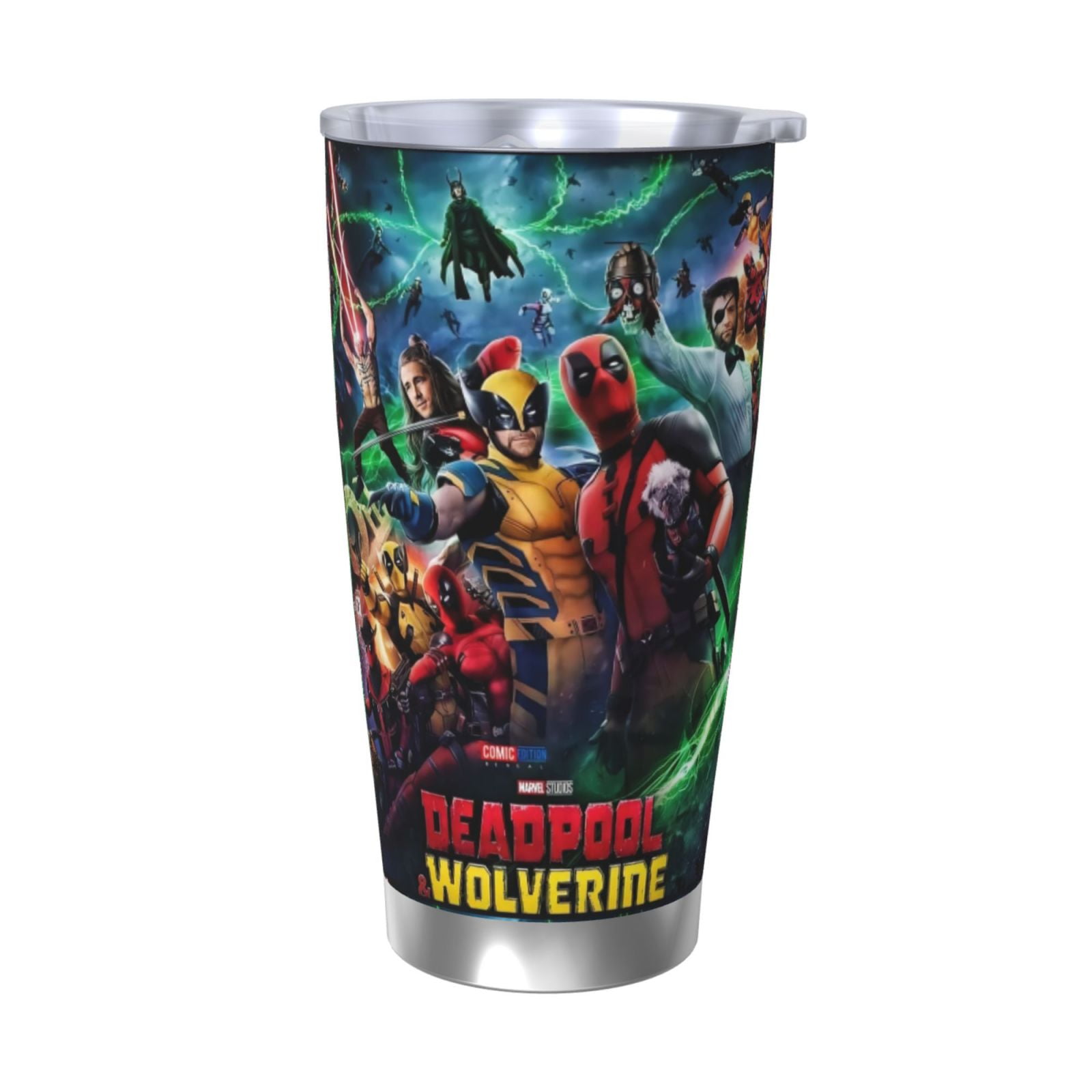 D-eadpool & Wolverine Water Bottle,Coffee Cups,Insulated Stainless ...