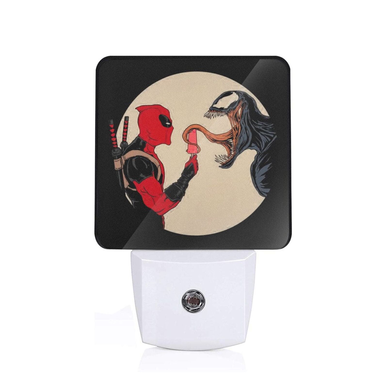 D-eadpool X Venom LED Night Light with Dusk to Dawn Sensor for Bedroom ...