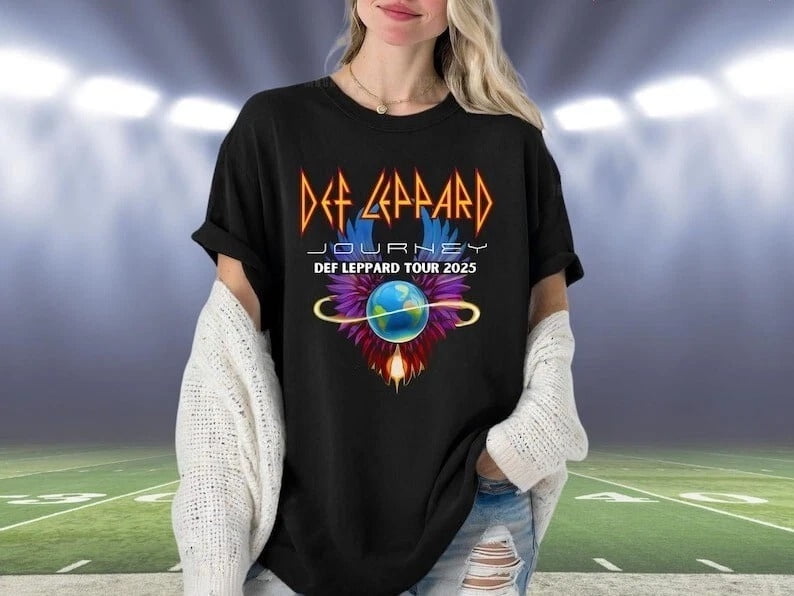 D.ef L.eppard J.ourney T-Shirt, Tour 2025 Tee - Walmart.com