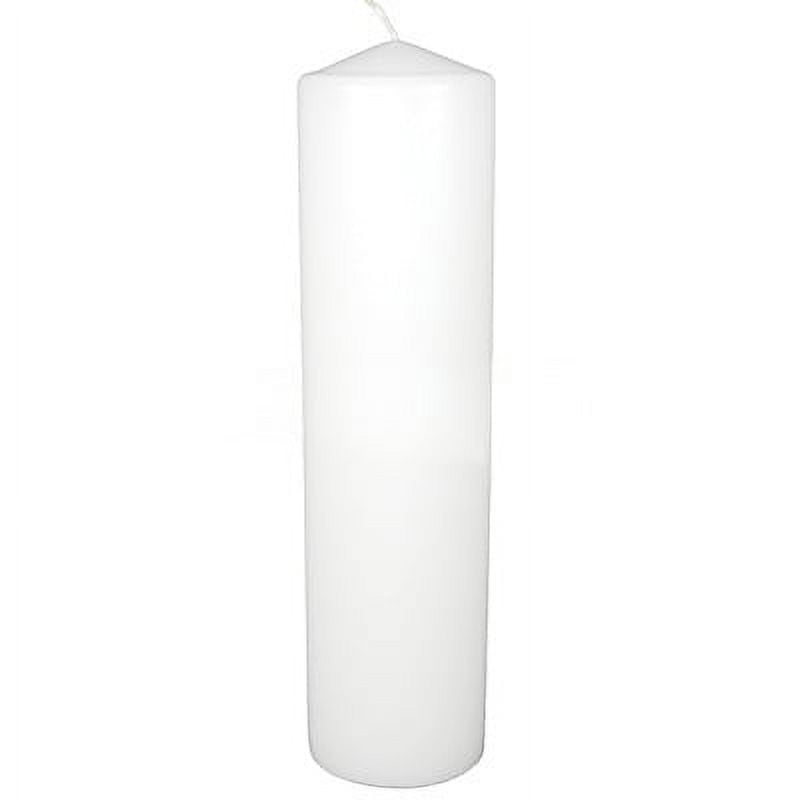 D'light Online White 3" X 11" Wholesale Pillar Candles Bulk - Set Of 12 ...