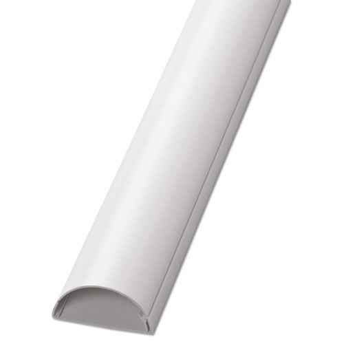 D-line Decorative Desk Cord Cover, 60" X 2" X 1" Cover, White - Walmart.com