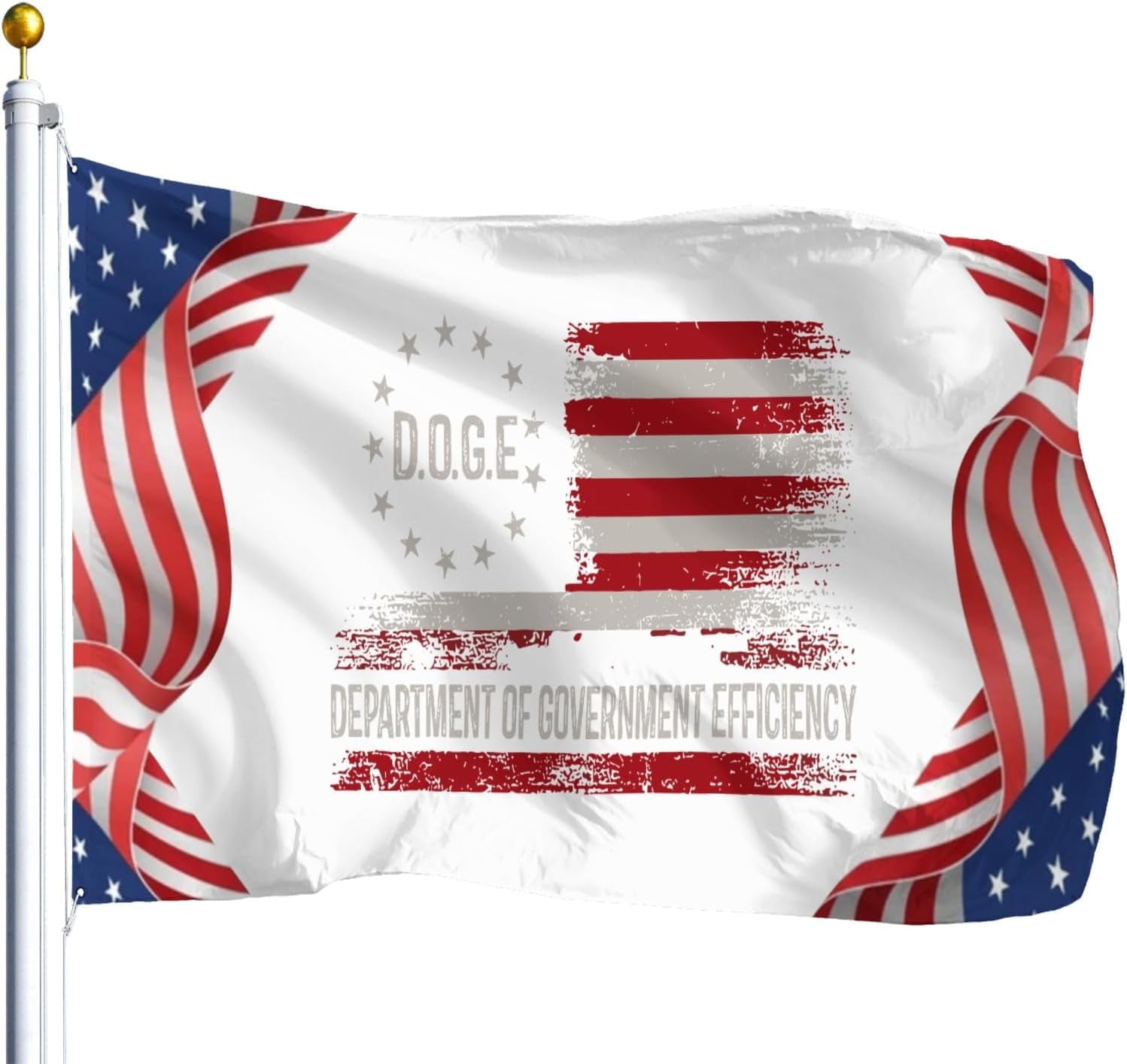 D.o.g.e Department Of Government Efficiencys Us Flag Flags 3x5 Outdoor ...