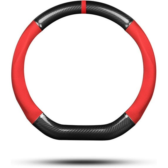 D-shape Car Steering Wheel Cover Non-slip Car Steering Wheel Protector ...