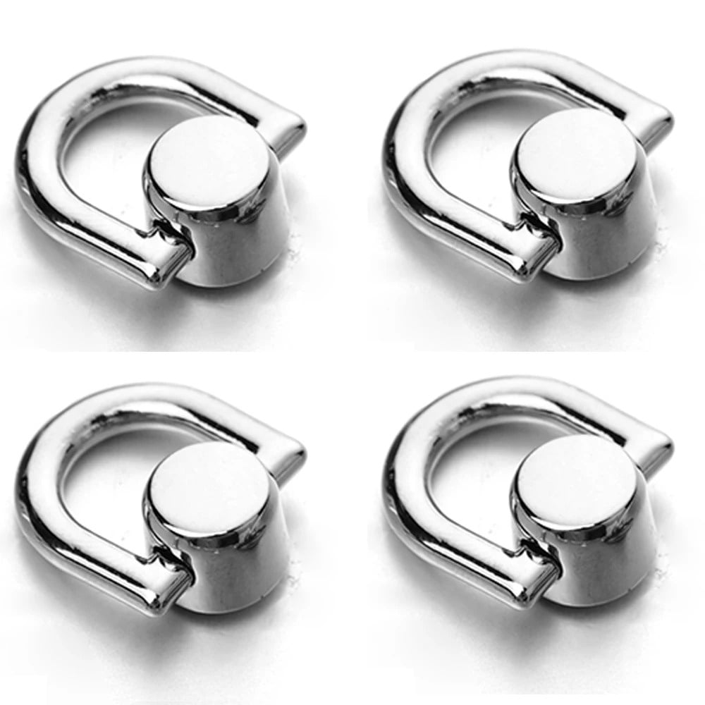 D-shaped Ring Bag Side Clip Buckles Retro Metal Double D Buckle Handbag ...