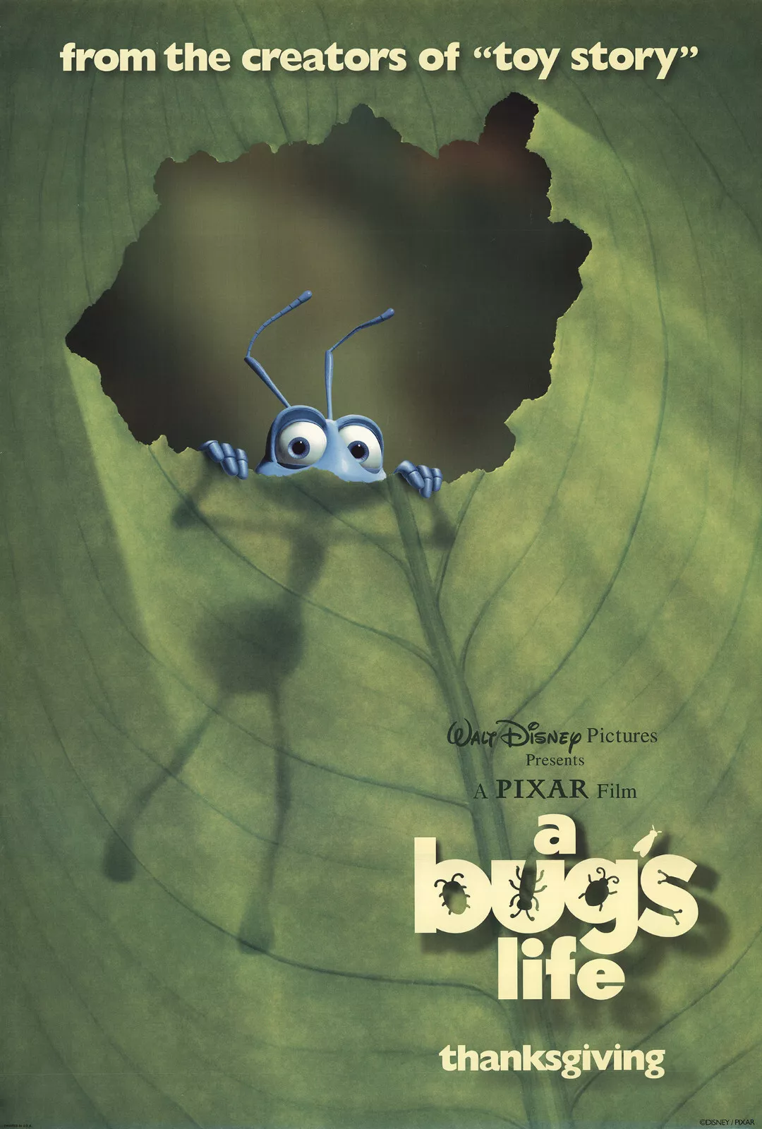 D!sney P!xar Film Print Promo Poster Wall Decor "A Bug's Life" Kids ...