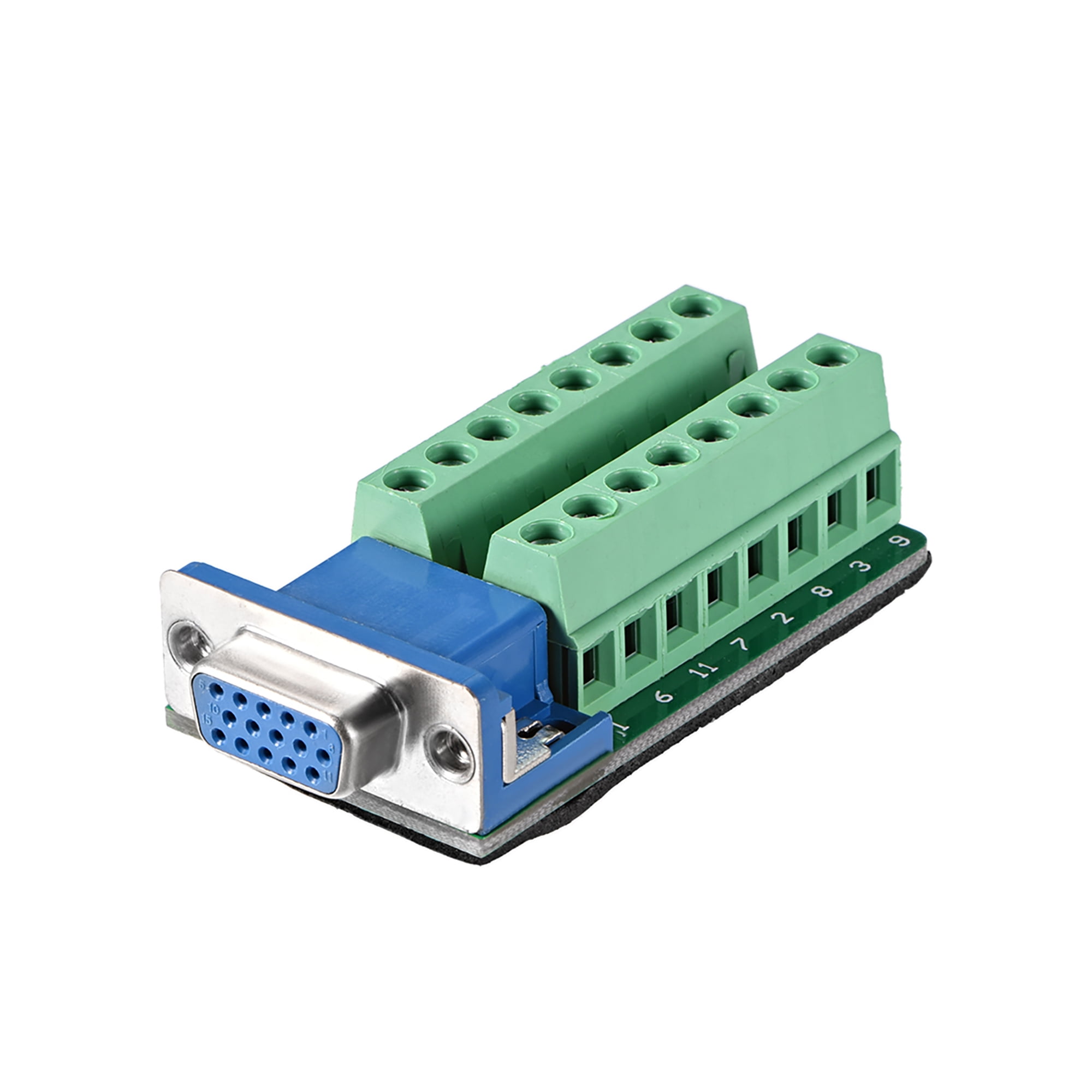 D-sub DB15 Breakout Board Connector 3-row Female Port Solderless ...