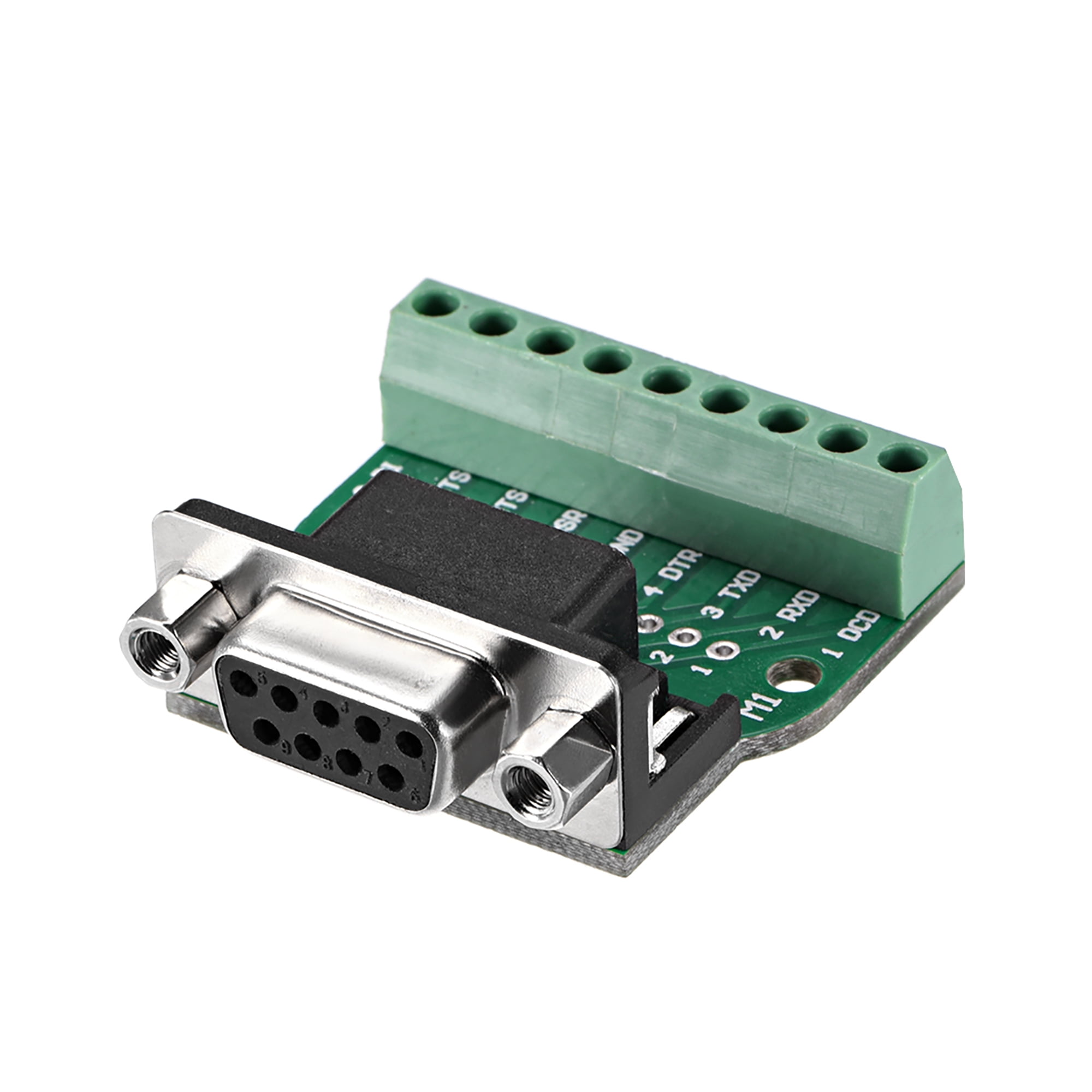 D-sub DB9 Breakout Board Connector 9 Pin 2 Row Female RS232 Serial Port ...