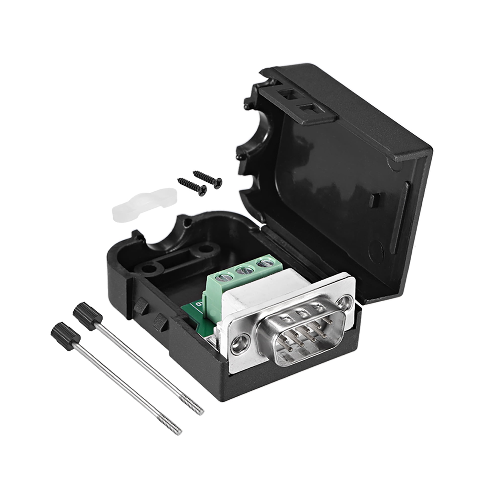 D-sub DB9 Breakout Board Connector with Case 9 Pin Solderless with ...