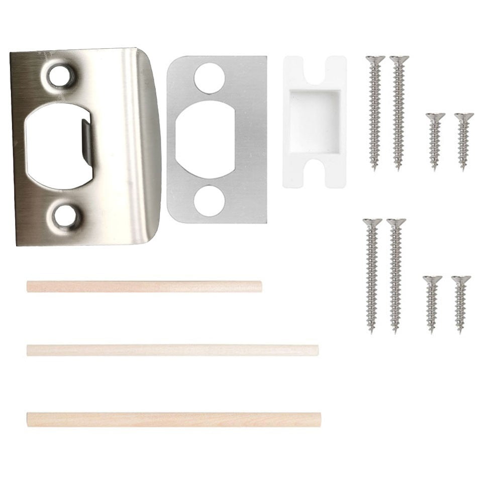 D-type Door Latch Restorer Repair Kits Door Lock Strike Plate with ...