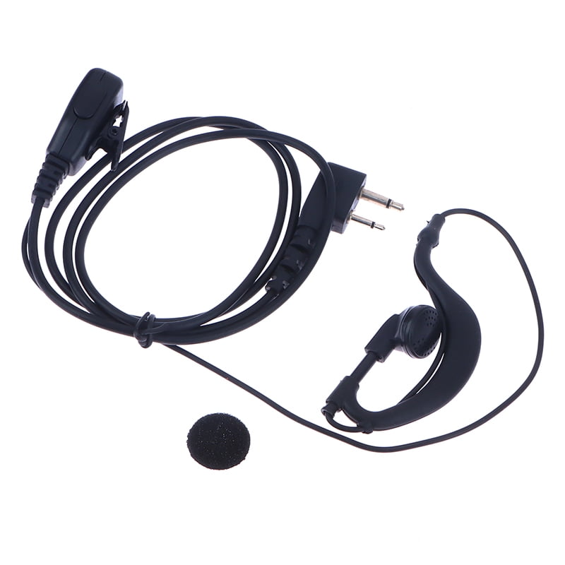 D-type Earhook Earpiece Headset Walkie Talkie Headphone For ICOM IC-91A ...