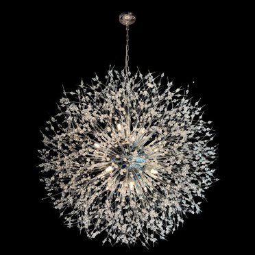 Gypsy Color Acrylic Dome Chandelier, Multicolor, 1 Light Plug-in ...