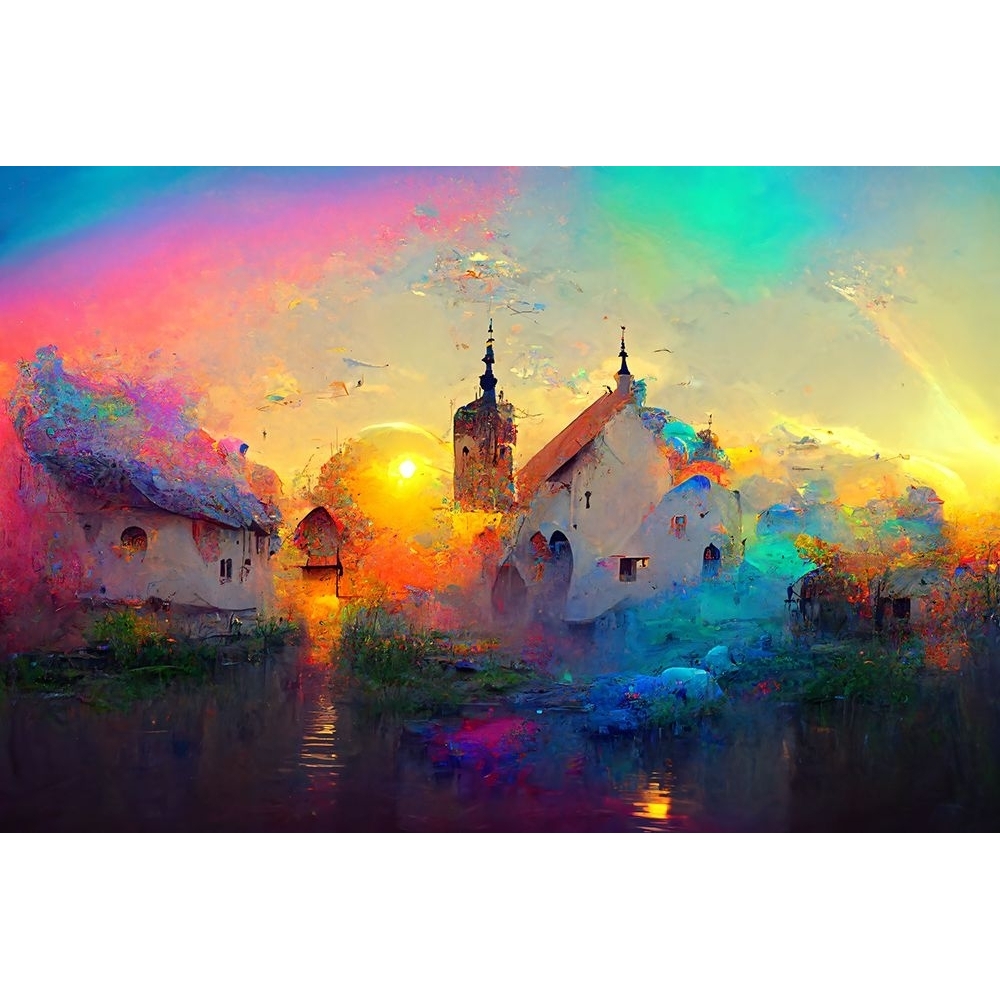 D002 Medieval Landscapes Poster Print - Ray Heere - Walmart.com
