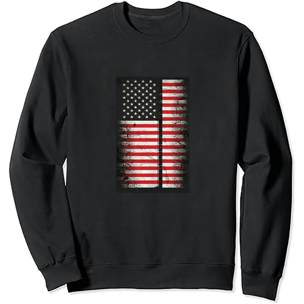 D04GENHS Train Conductor Hoodie | American Flag Railroad Sweatshirt ...