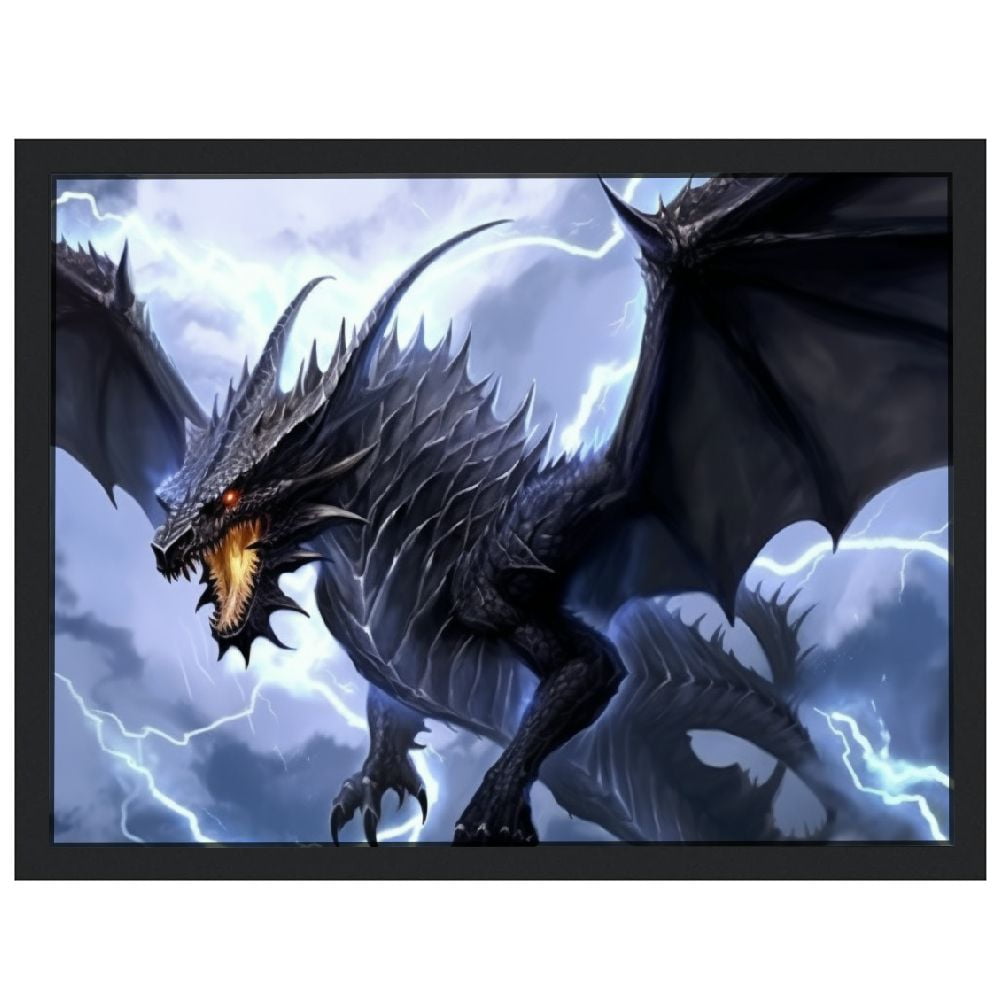 D05-GENRLI Flying Dragon Canvas Art Poster And Wall Art Picture Print ...