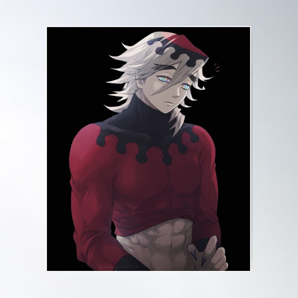 D0Ma Upper Moon 2 ｜D0Ma The Kizuki Demon Slayer Poster Wall Art, Modern ...