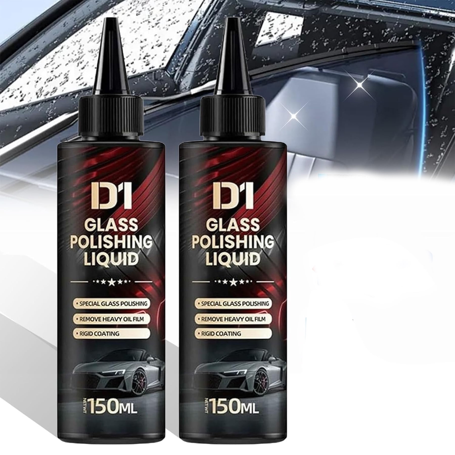 D1 Glass Polishing Liquid, Auto Glass Scratch Care Polishing Fluid ...