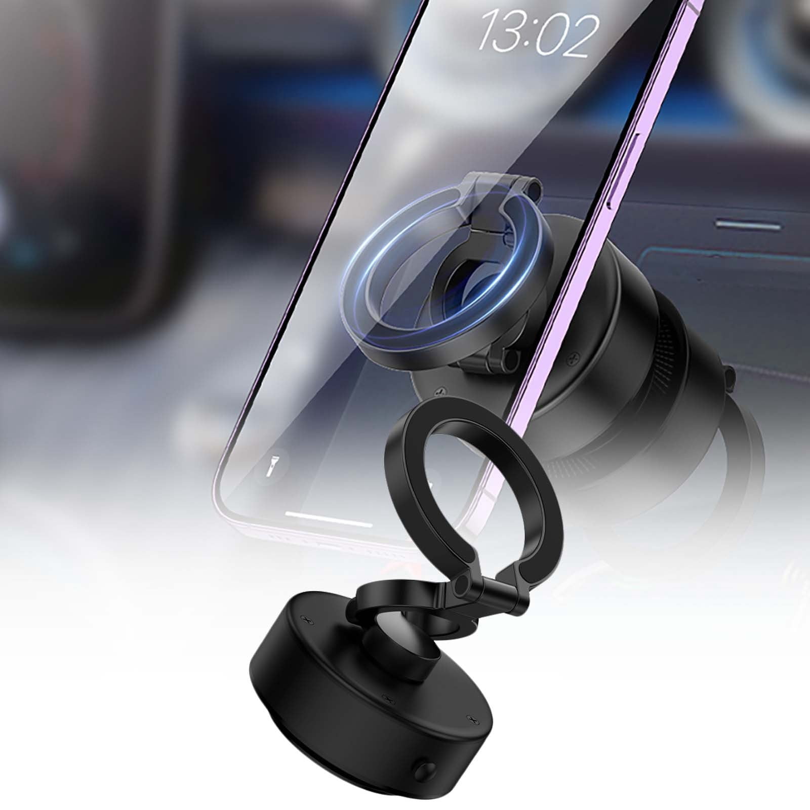 D1 Vacuum Adsorption Car Mobile Phone Holder Rotating Folding ...