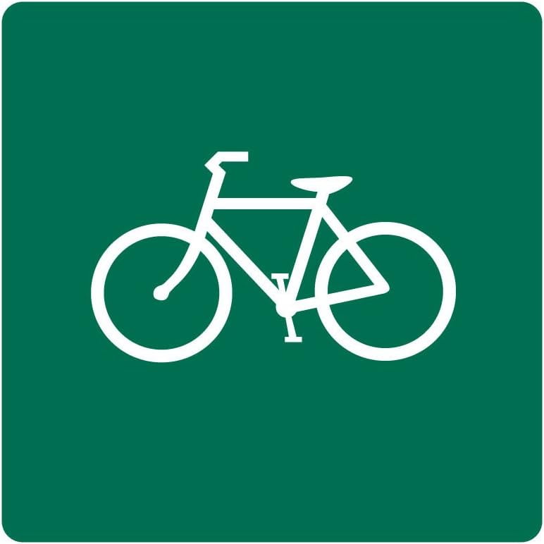 D11-1 Bicycles Permitted Sign - 18 x 18, Highly Reflective 3M Sheeting ...