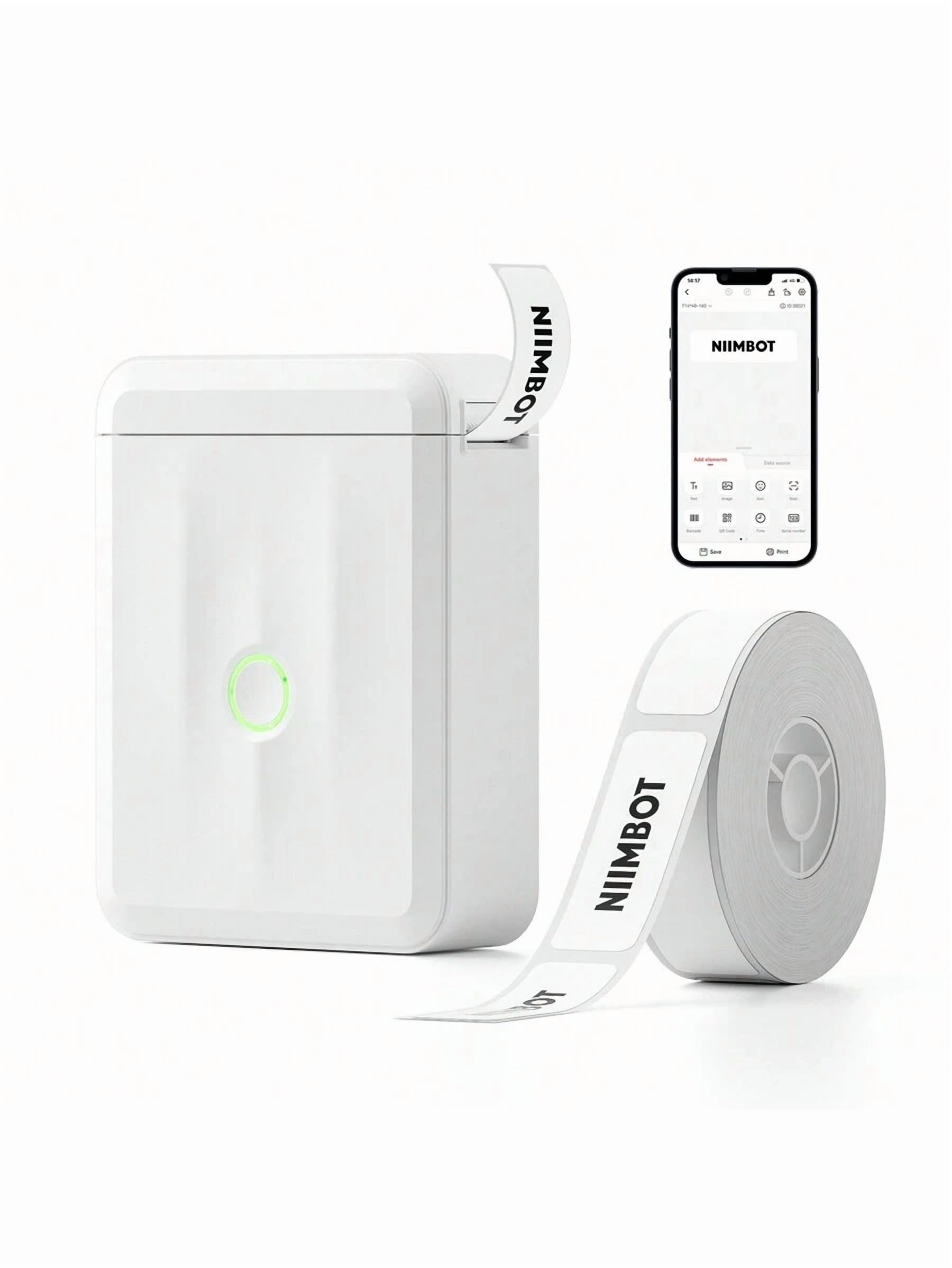 D110 Upgraded Label Printer - Handheld Portable Bluetooth Thermal ...