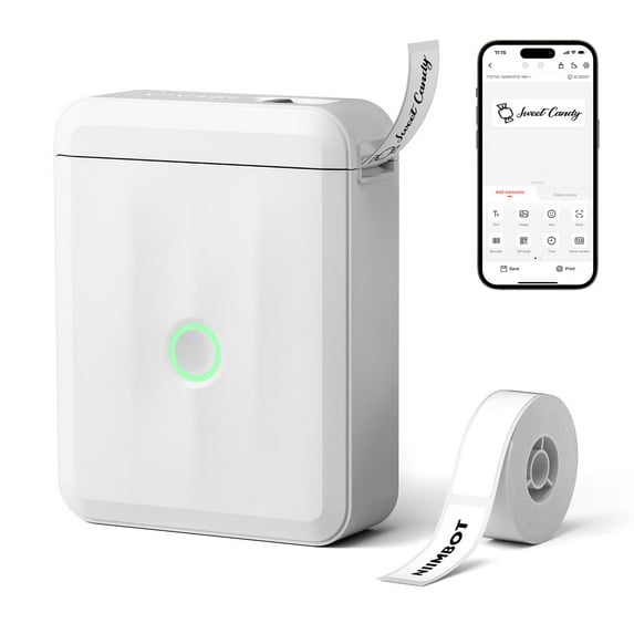 D110 Upgraded Version Mini Label Maker Machine with Tape, Portable ...