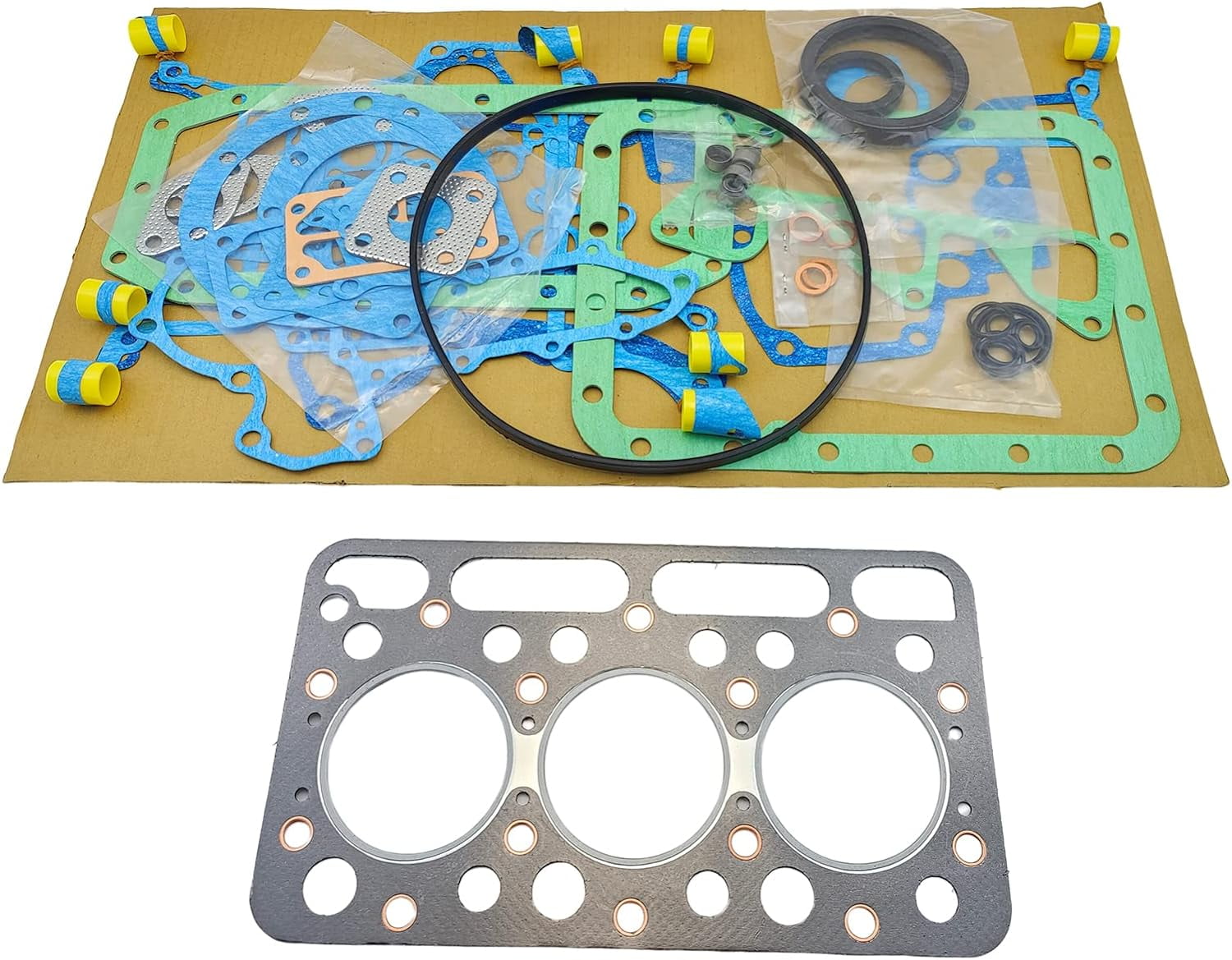 D1102 Full Head Gasket Set Kit Compatible with Kubota D1102 ENGINE ...
