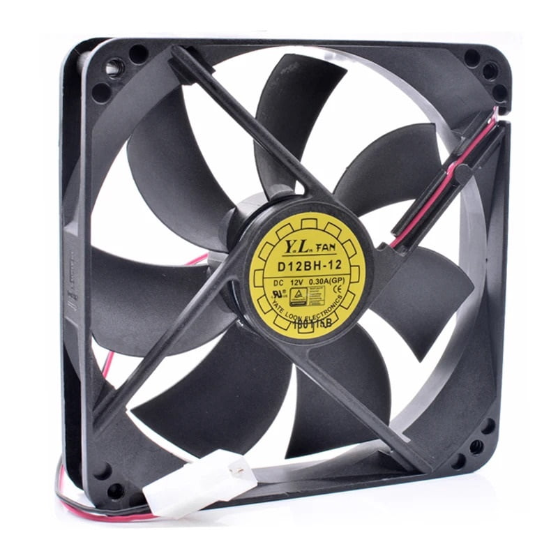 D12BH-12 12cm 12025 120x120x25mm 120mm 12V 0.30A cooling fan - Walmart.com