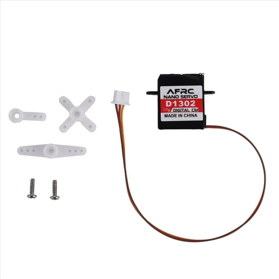 -D1302 Mini 1.7G Large Torque Mini Digital Servo JST Connector for RC Model Drone Airplane ...