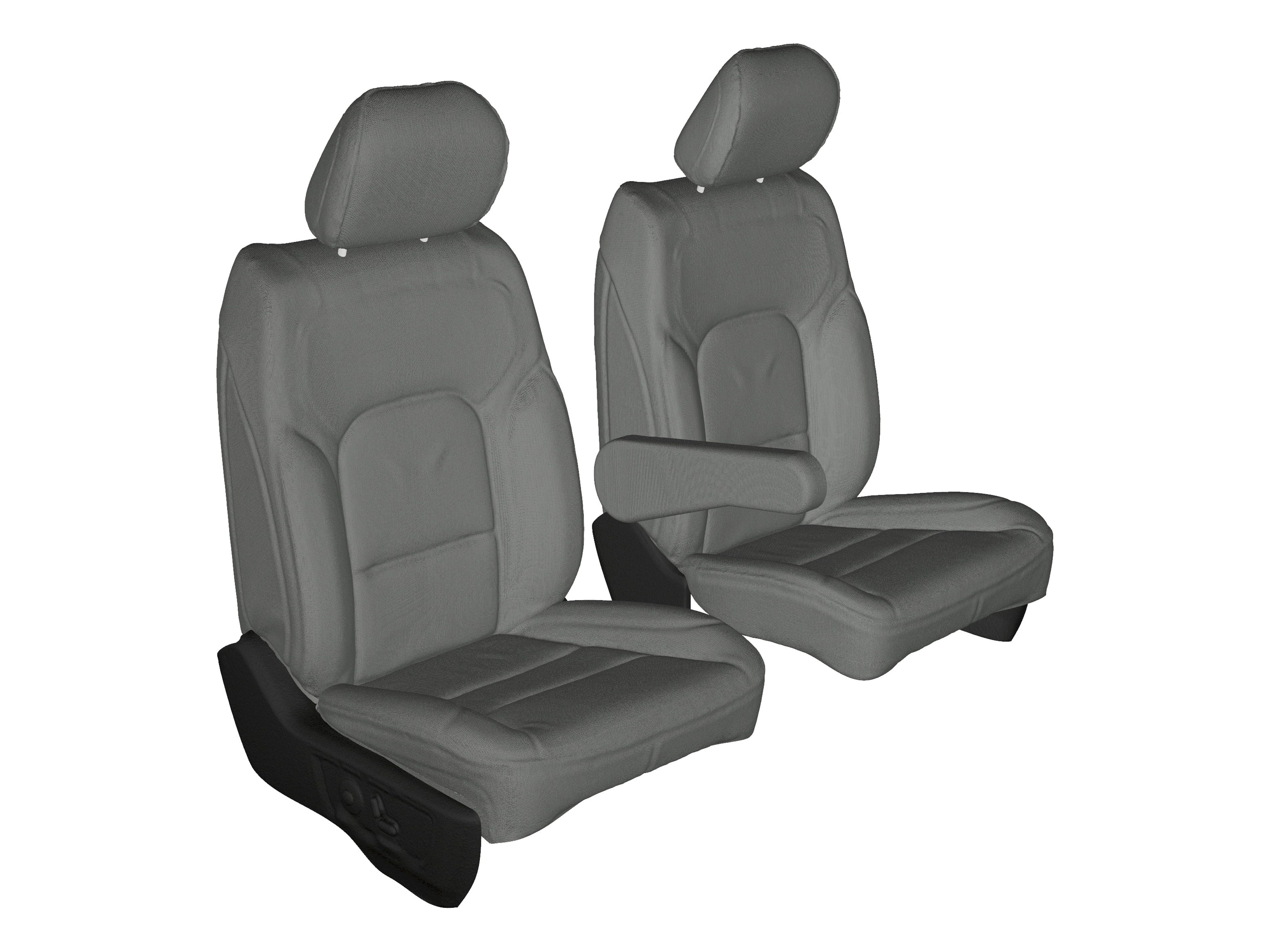 D1313 2002-2011 Dodge Sprinter Passenger Van Front Bucket Seats Gray ...