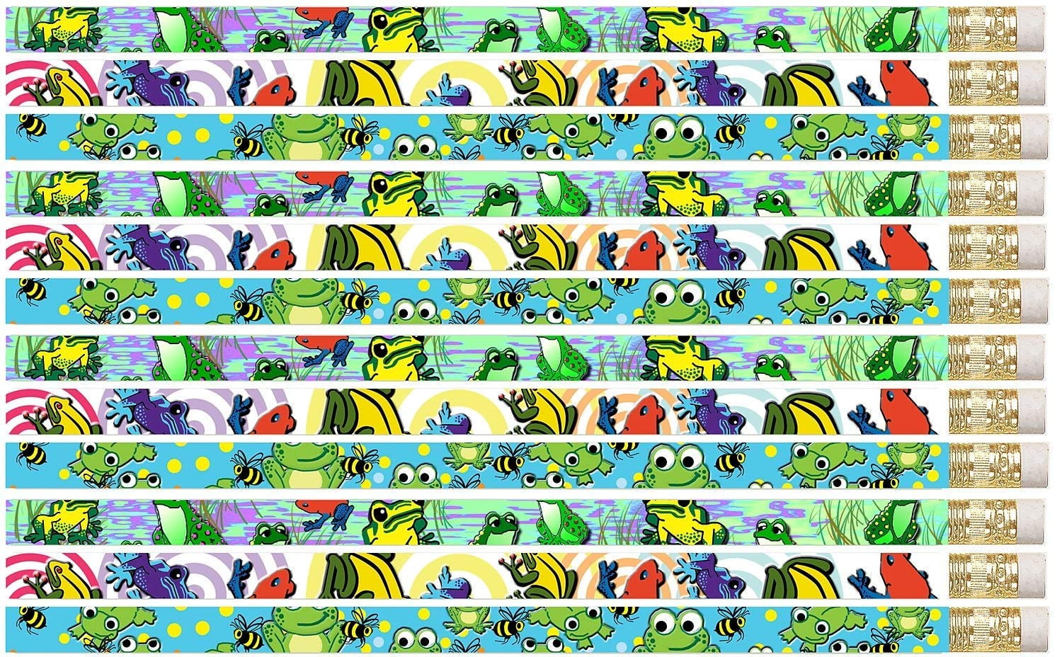 Express Pencils - Colorful Frog Frenzy - 36 Qty Pack - Cute Frogs ...