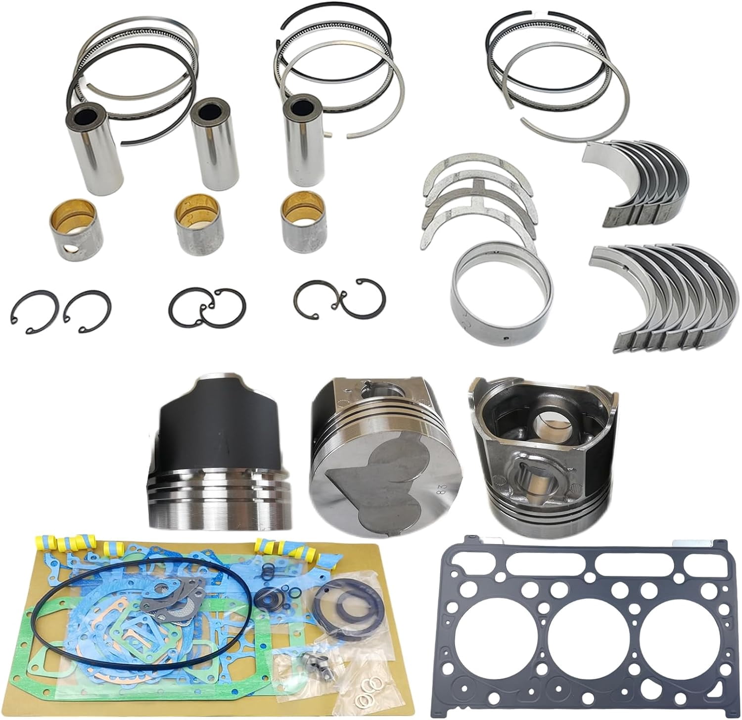 D1503 Engine Overhaul Rebuild Kit (No cylinder liner and valve) For ...