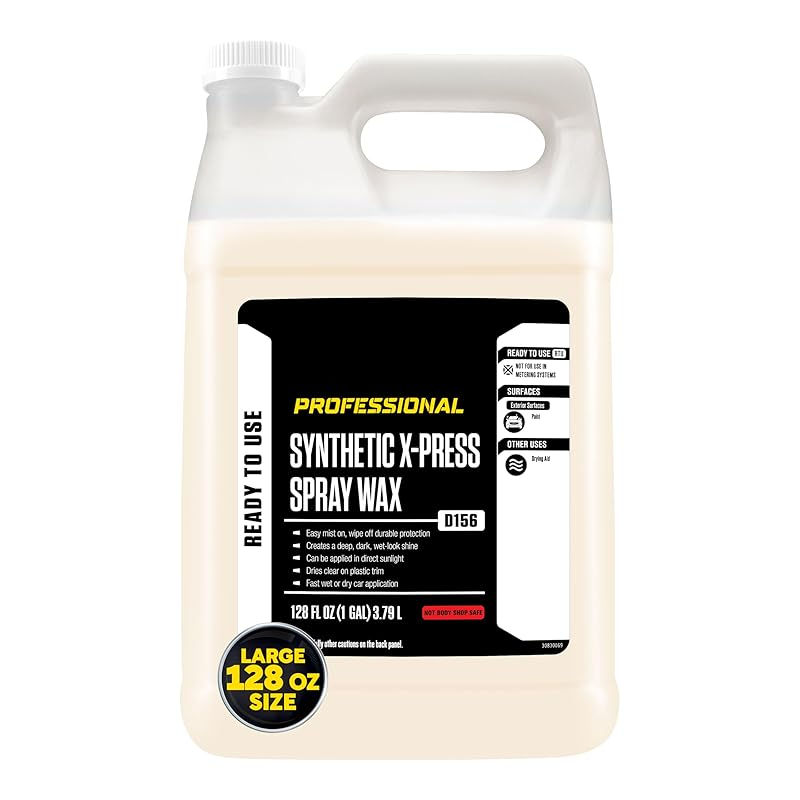D15601 Synthetic X-Press Spray Wax for Car Detailing, Creates a Deep ...